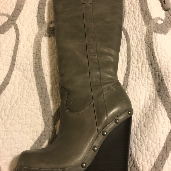 Jessica Simpson | Shoes | Jessica Simpson Grey Boots | Poshmark